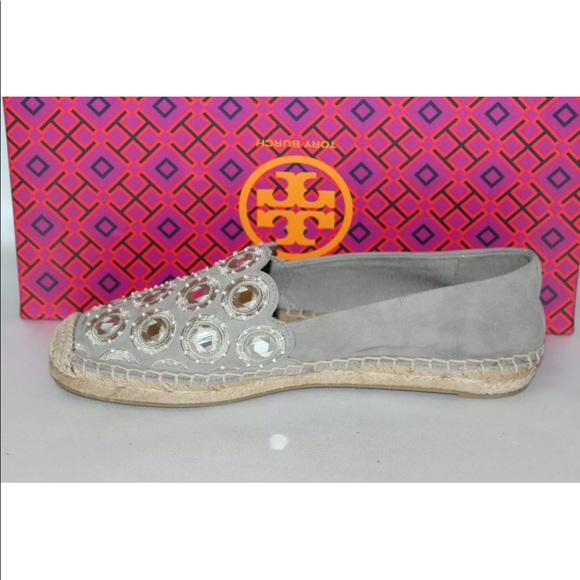 Tory Burch | Shoes | New Tory Burch Suede Yasmin Espadrille Loafers ...